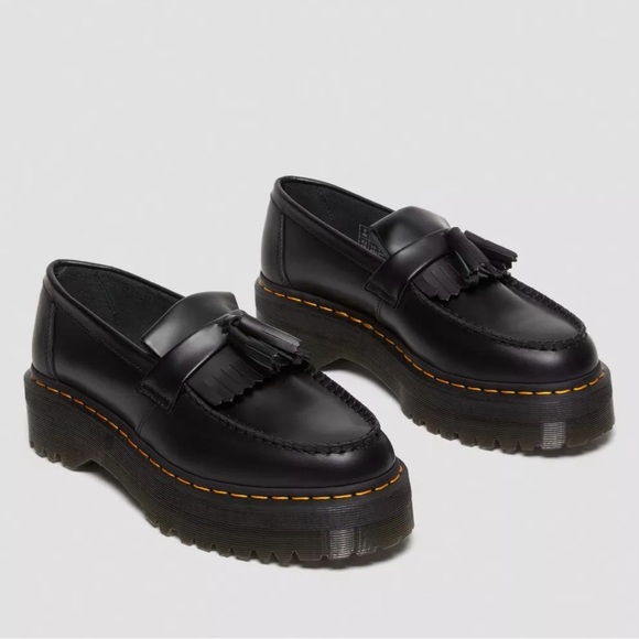 Dr. Martens | Shoes | Doc Marten Adrian Platform Leather Loafers | Poshmark